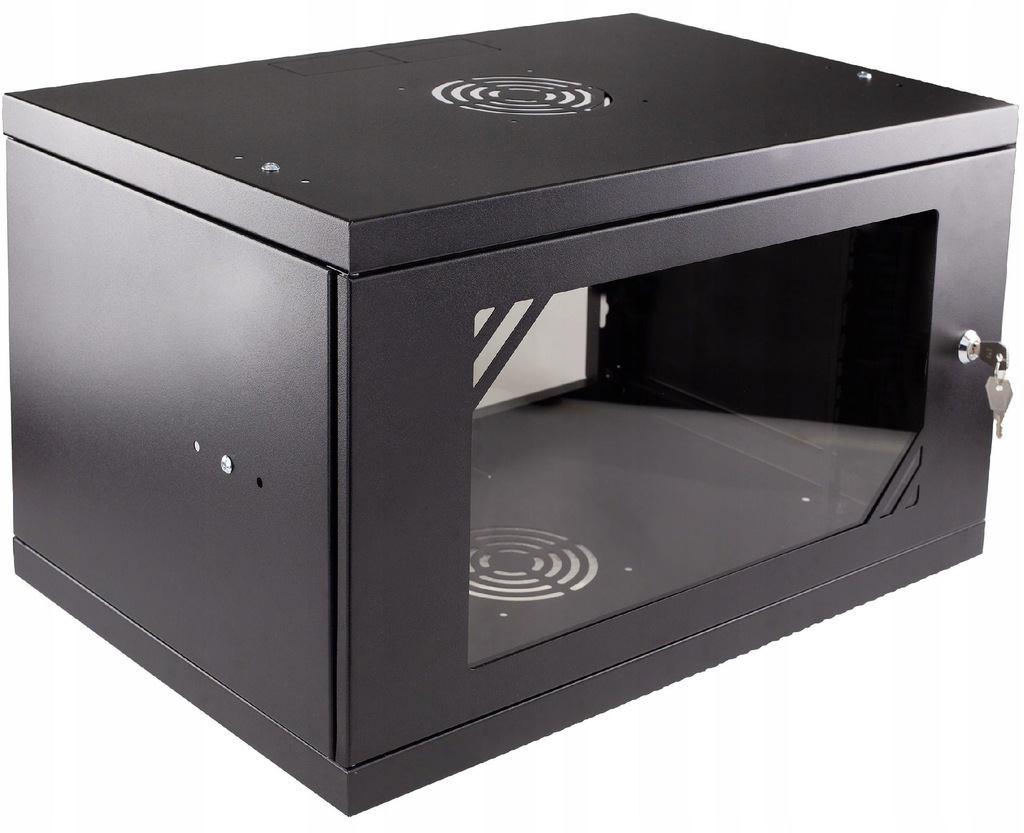 Szafa szafka RACK wisząca 19" 4U 350mm czarna - 14017016747 - oficjalne ...