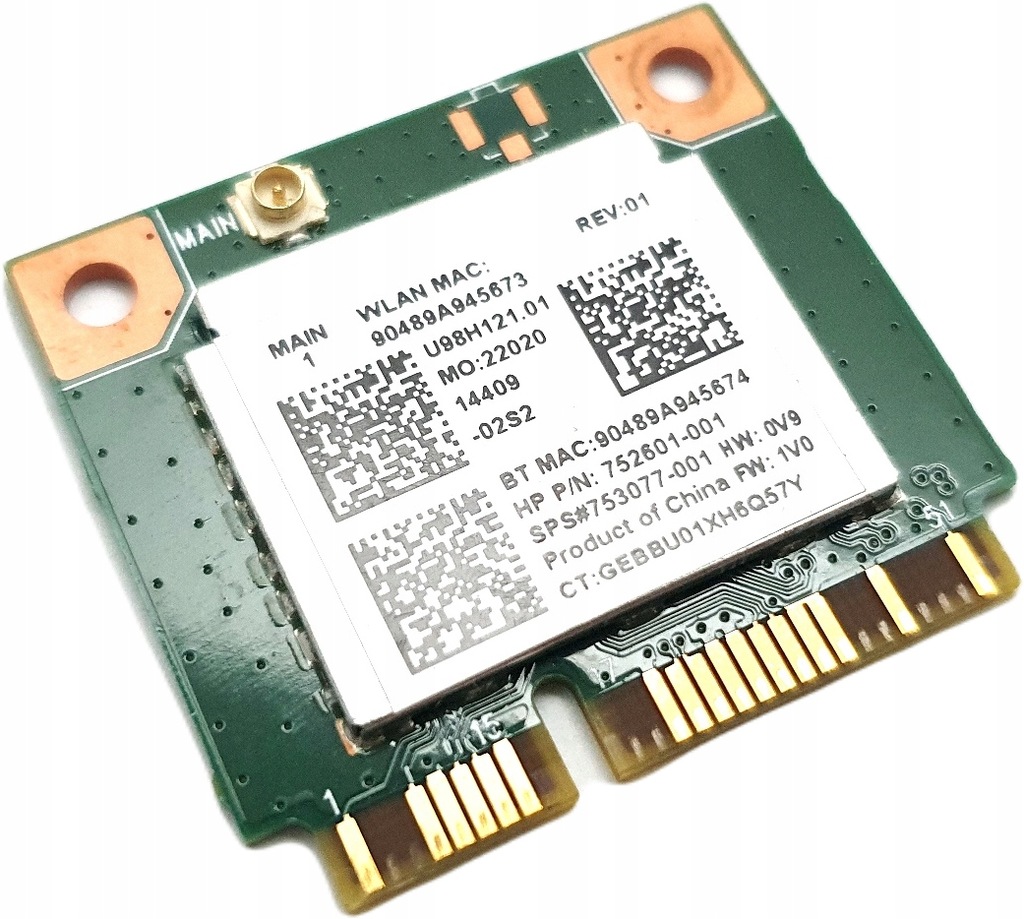 Karta sieciowa WiFi Realtek RTL8723BE - 14048389136 - oficjalne ...