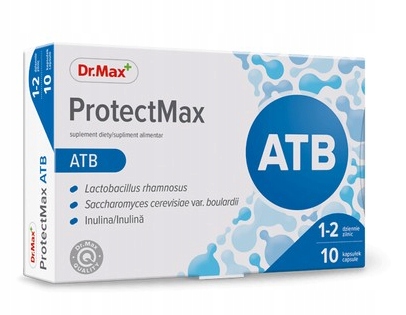 Dr.Max protectMax ATB Probiotyk+Prebiotyk 10 kaps. - 13530633398 ...