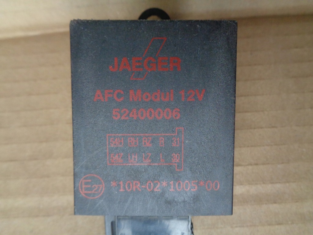 Купить МОДУЛЬ РЕЛЕ JAEGER AFC HOOK 52400006 12V: отзывы, фото и характеристики на Aredi.ru ...