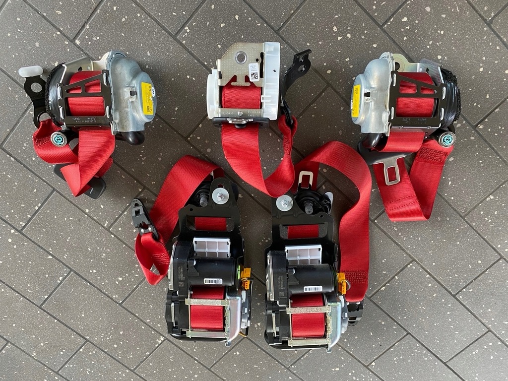 PASY BEZPIECZEŃSTWA MERCEDES GLC W253 KOMPLET CZER - 12518160516 ...