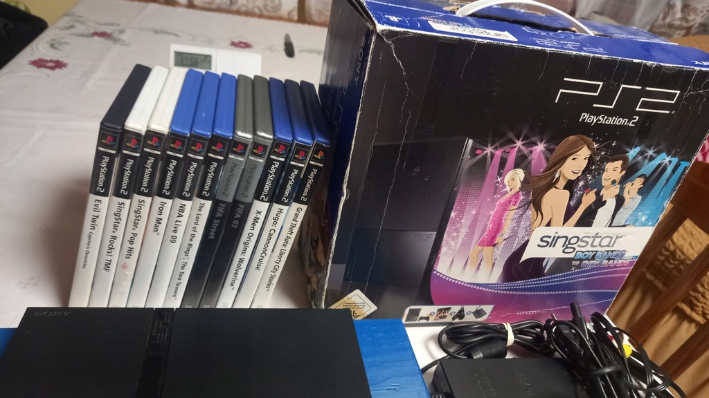 Ps2 slim(plomba) Karton, 2 pady, gry, zestaw - 12839448816 - oficjalne ...