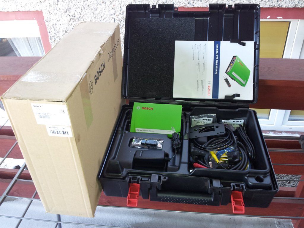 Tester diagnostyczny BOSCH KTS 540 !! NOWY !! - 7535749595 - oficjalne ...