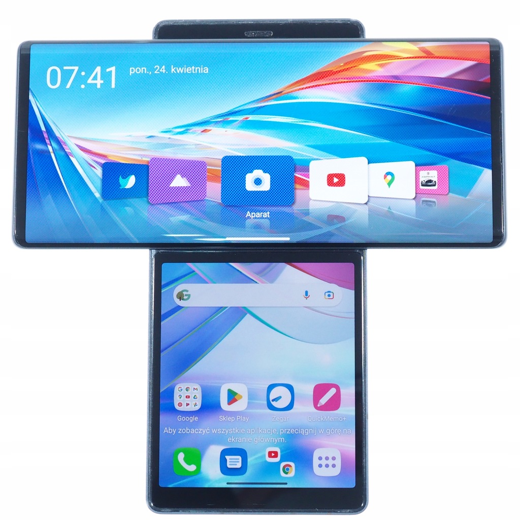 Smartfon LG WING LM-F100EM, LM-F100VM 8/128 - 13614334190 - oficjalne ...