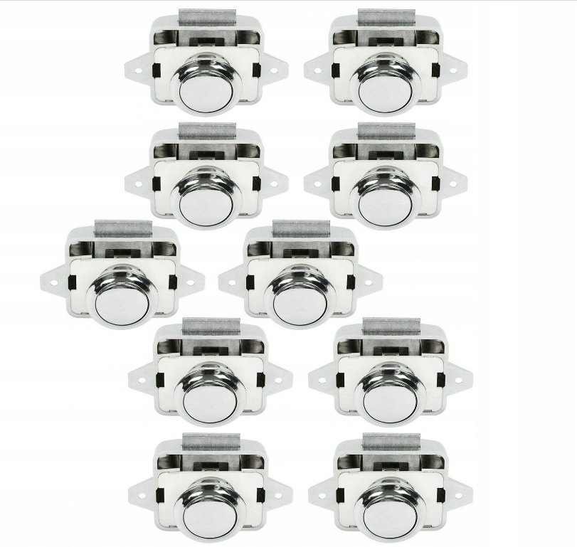 10*ZAMEK ZATRZASKOWY WCISKANY DO KAMPERA PRZYCZEPY - 11059278419 - oficjalne archiwum Allegro