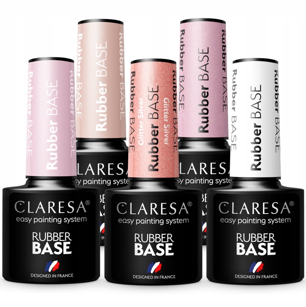 CLARESA RUBBER BASE BAZA KAUCZUKOWA ZESTAW 3+2 MIX - 11294159129 ... CLARESA RUBBER BASE BAZA KAUCZUKOWA ZESTAW 3+2 MIX - 11294159129 ...