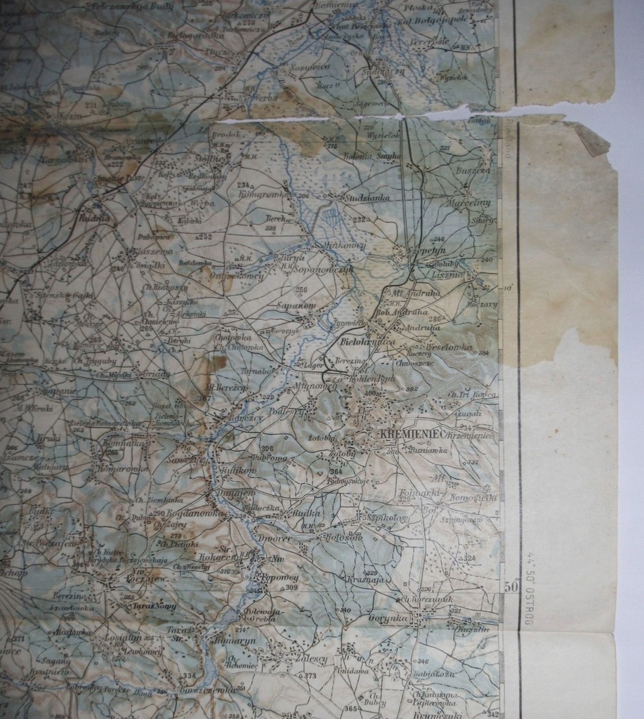 Mapa Brody, Dubno, Krzemieniec, Tarnopol, 1915 - 13042866801 ...