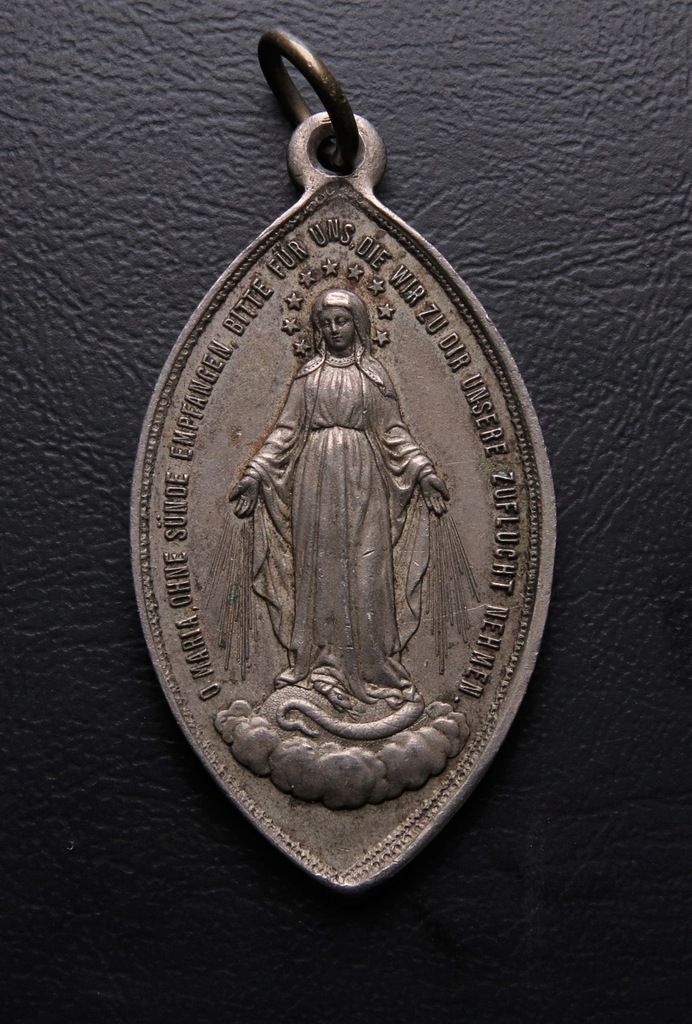 ANK MEDALIK O MARIA OHNE SUNDE przedwojenny - 14936468149 - oficjalne ...