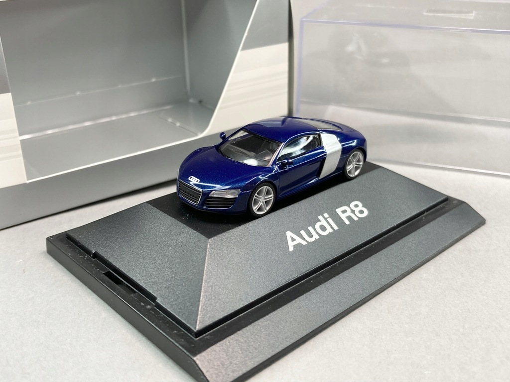 Audi R8 - salonowe - Herpa 1:87 - 12257194467 - oficjalne archiwum Allegro