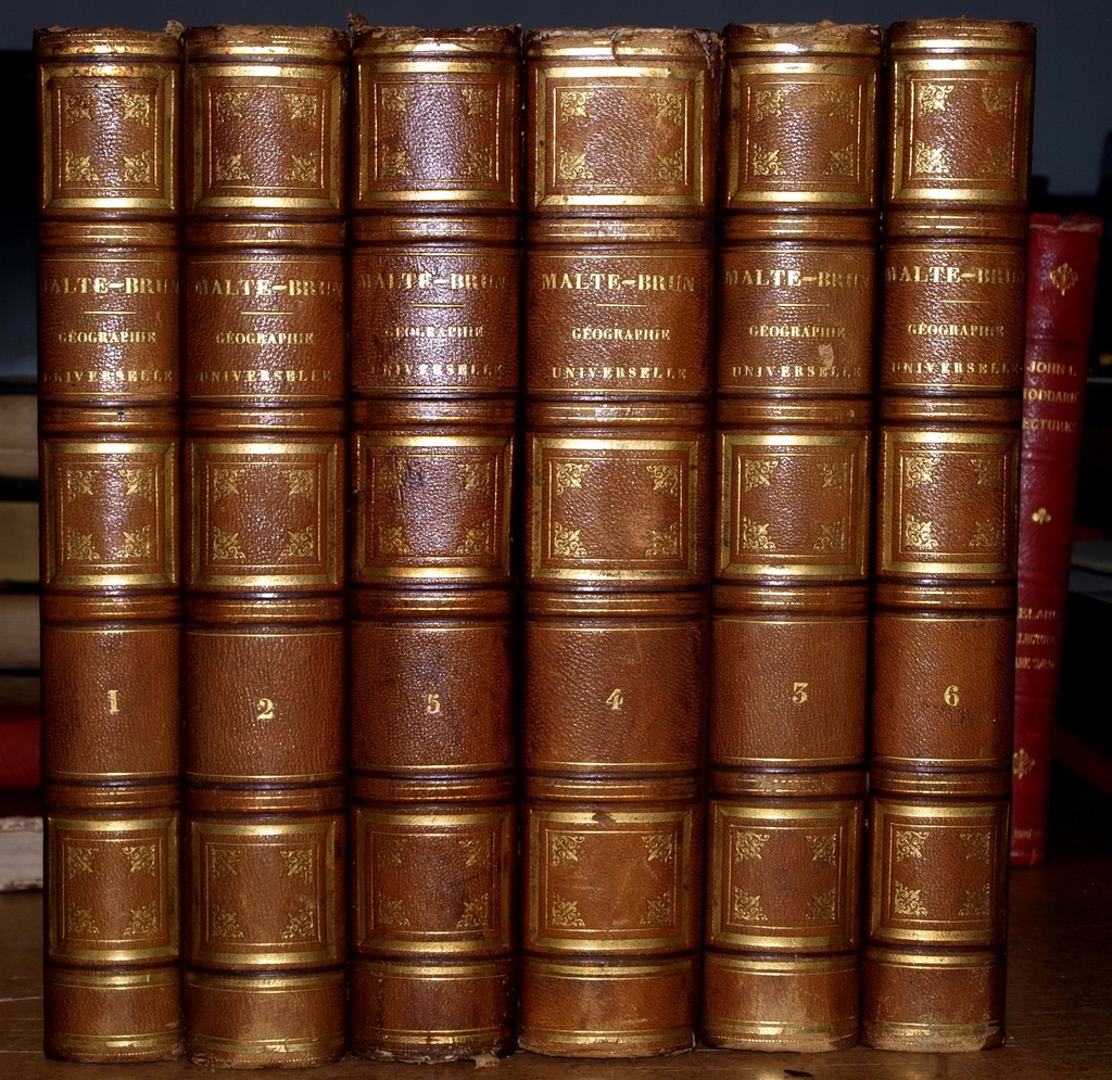 Malte Brun Geografia świata 6t.kpl ilustrowa 1843r - 13791860877 ...