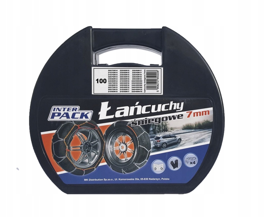 Nowoczesne łańcuchy śniegowe 205/60R16 205/60/16 - 8875169149 ...