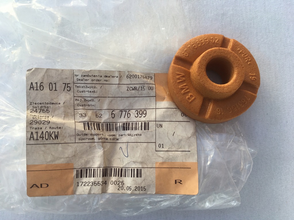 PODUSZKA AMORTYZATORA BMW 5 E70 07-/X6 E71/E72 08- - 9895211873 ...