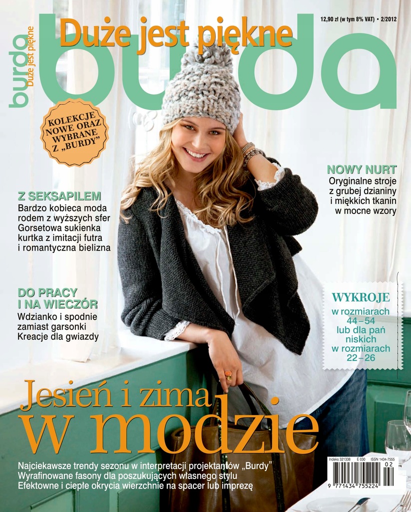 Burda duże jest piękne plus 2/2012 szycie wykroje - 11748936229 - oficjalne archiwum Allegro