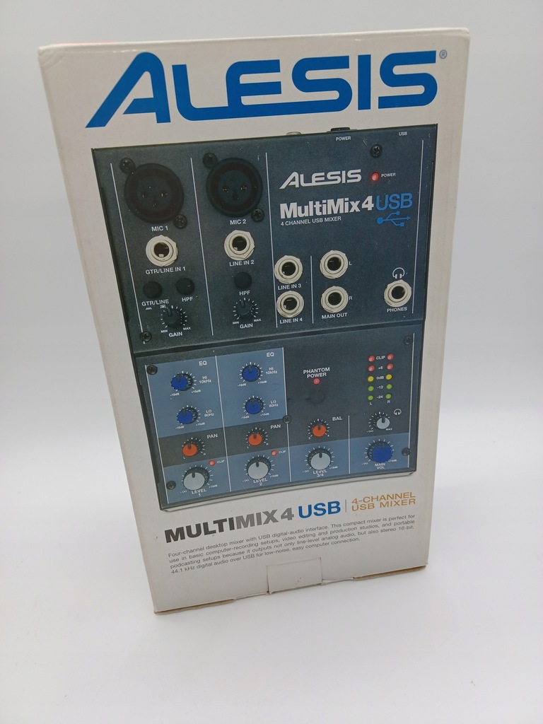 Konsola mikserska Alesis Multimix 4 USB - 11660941731 - oficjalne archiwum Allegro