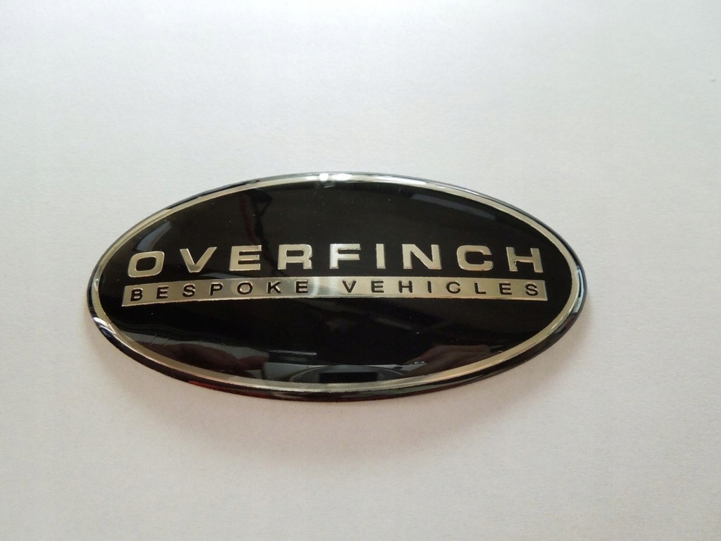 Logo Emblemat OVERFINCH Land Range ROVER 86x43mm - 7612655732 ...
