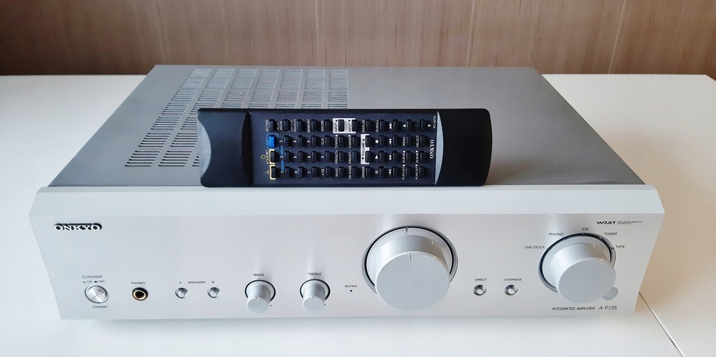 Onkyo A-9155 Wzmacniacz mocy Hi-Fi + Pilot + WRAT - 8140106783 - oficjalne archiwum Allegro
