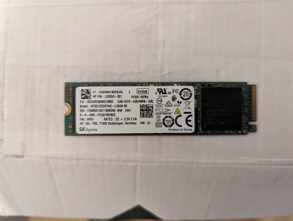 Dysk SSD SK Hynix PC601 512GB M.2 PCIe - 14268003703 - oficjalne ...