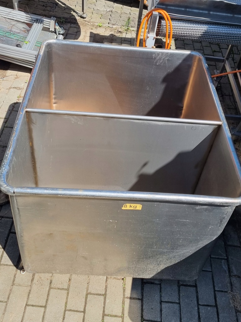 Zbiornik cymber pojemnik nierdzewny - 10812059081 - oficjalne archiwum Allegro