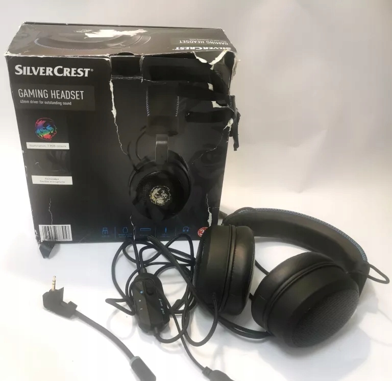 SŁUCHAWKI SILVERCREST GAMING HEADSET SGH 7 A2 - 12287720944 - oficjalne ...