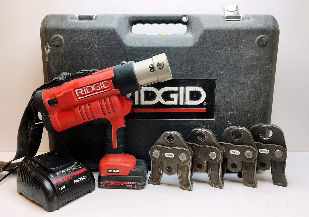 Zaciskarka do rur RIDGID RP 340 ZESTAW D - 13725174994 - oficjalne ...