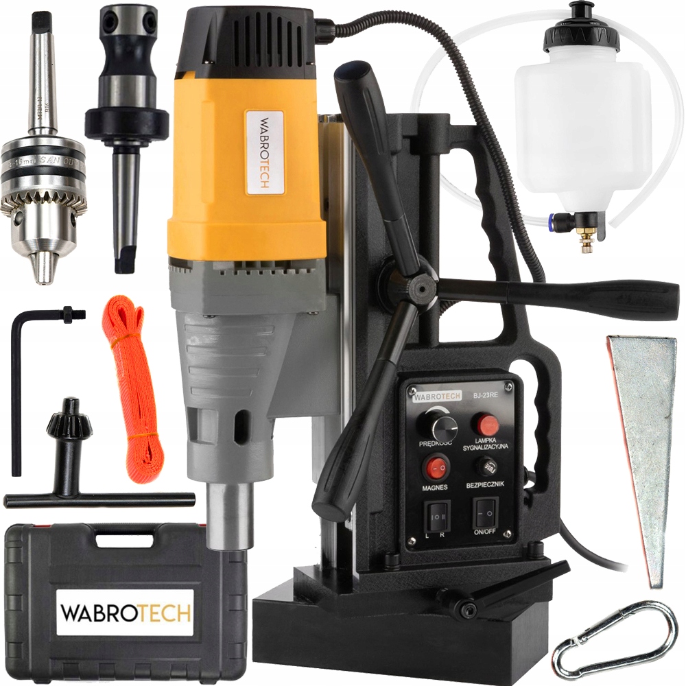 WIERTARKA MAGNETYCZNA 1880W + ZESTAW DO FREZOWANIA - 13245207953 ...