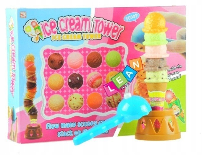 RODZINNA GRA LODY LODOWA WIEŻA ICE CREAM TOWER - 13032472974 ...