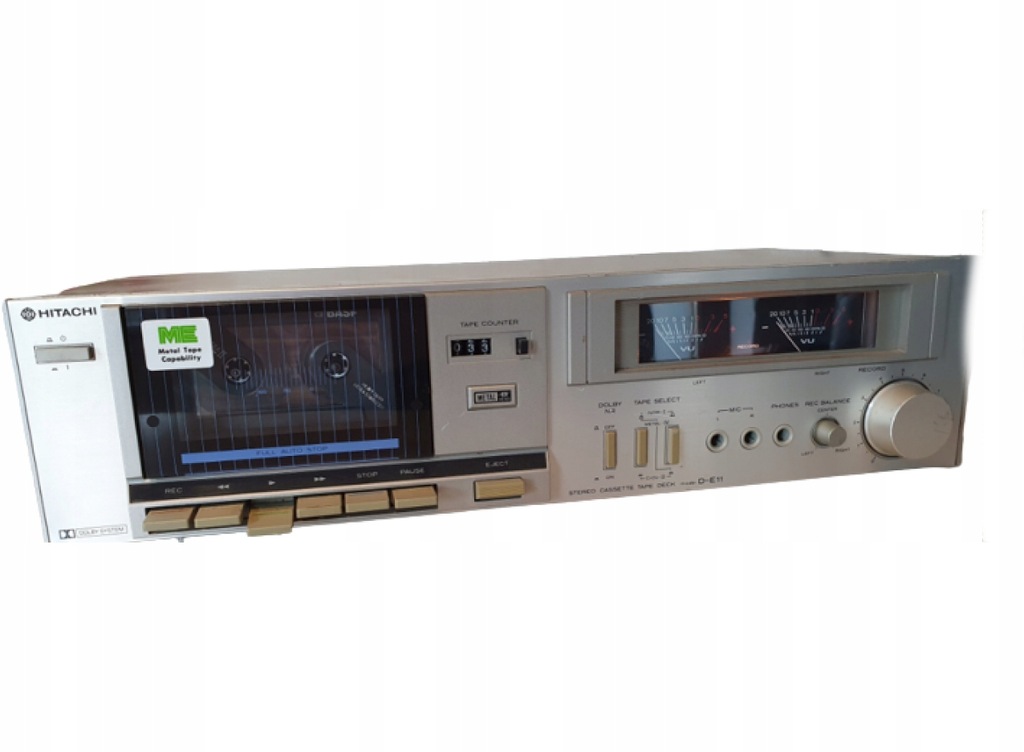 Hitachi D-E11 D E 11 magnetofon cassette deck - 10865406287 - oficjalne archiwum Allegro