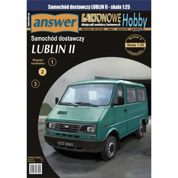LUBLIN II samochód dostawczy, Answer, 1/25 - 14522215624 - oficjalne ...