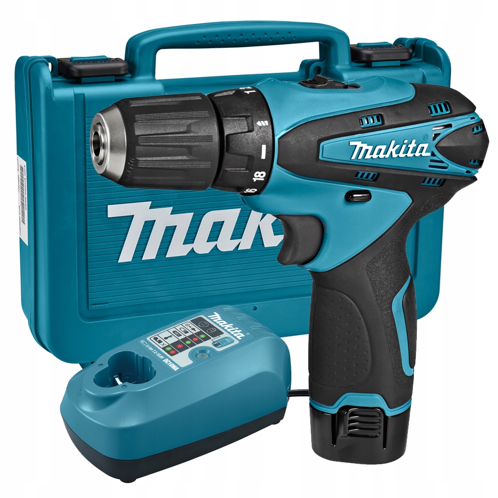 Makita DF330DWE Akumulatorowa wiertarko-wkrętarka - 12594427623 ...
