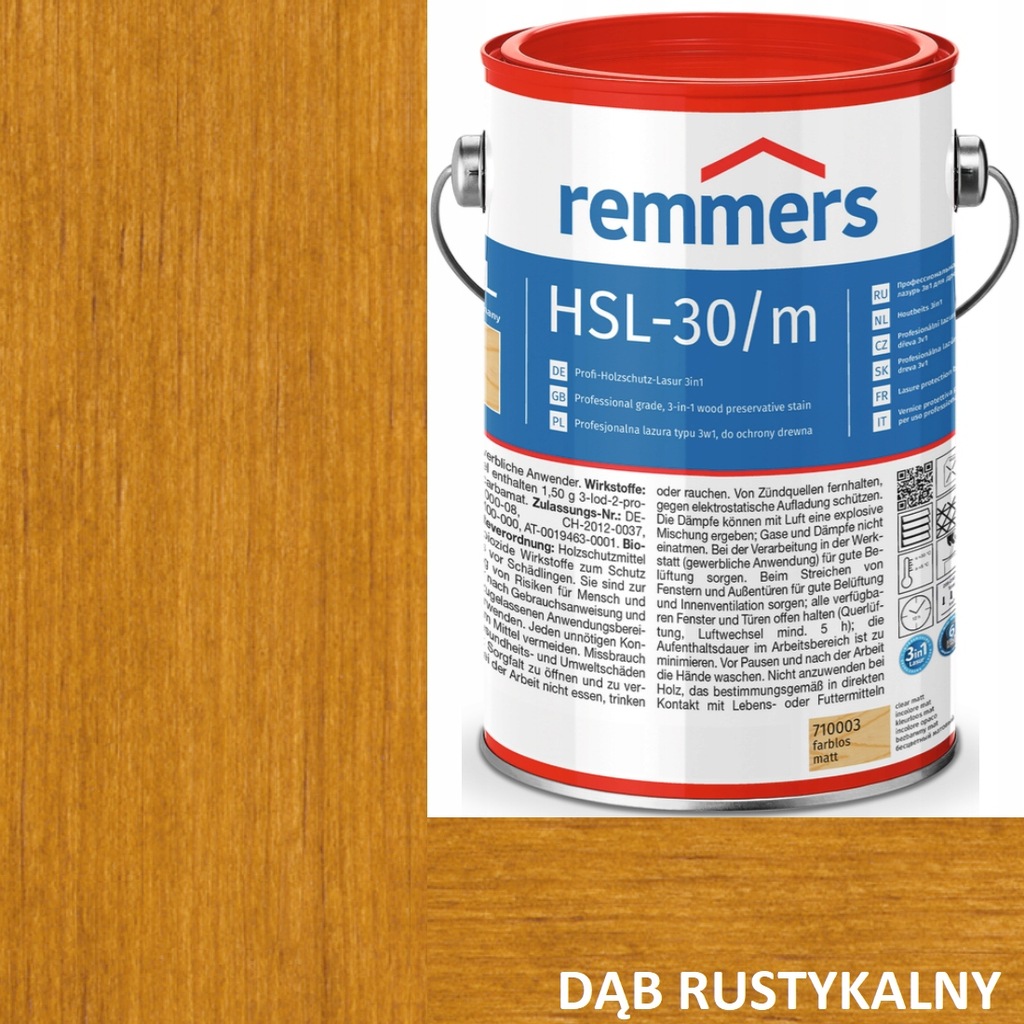 PROFI HSL 30M LAZURA PREMIUM 3W1 5L DĄB RUSTYKALNY - 13082910591 ...