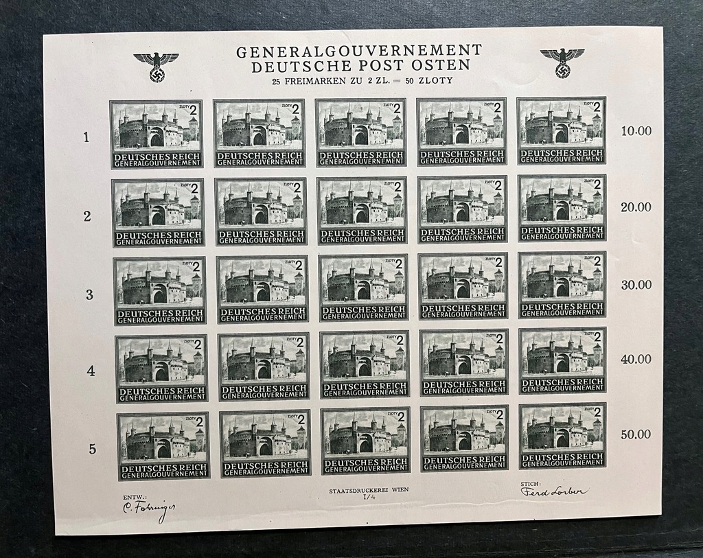 GG FI 113 NZ ** KOMPLETNY ARKUSZ - GABINET, RRR - 12683567766 ...