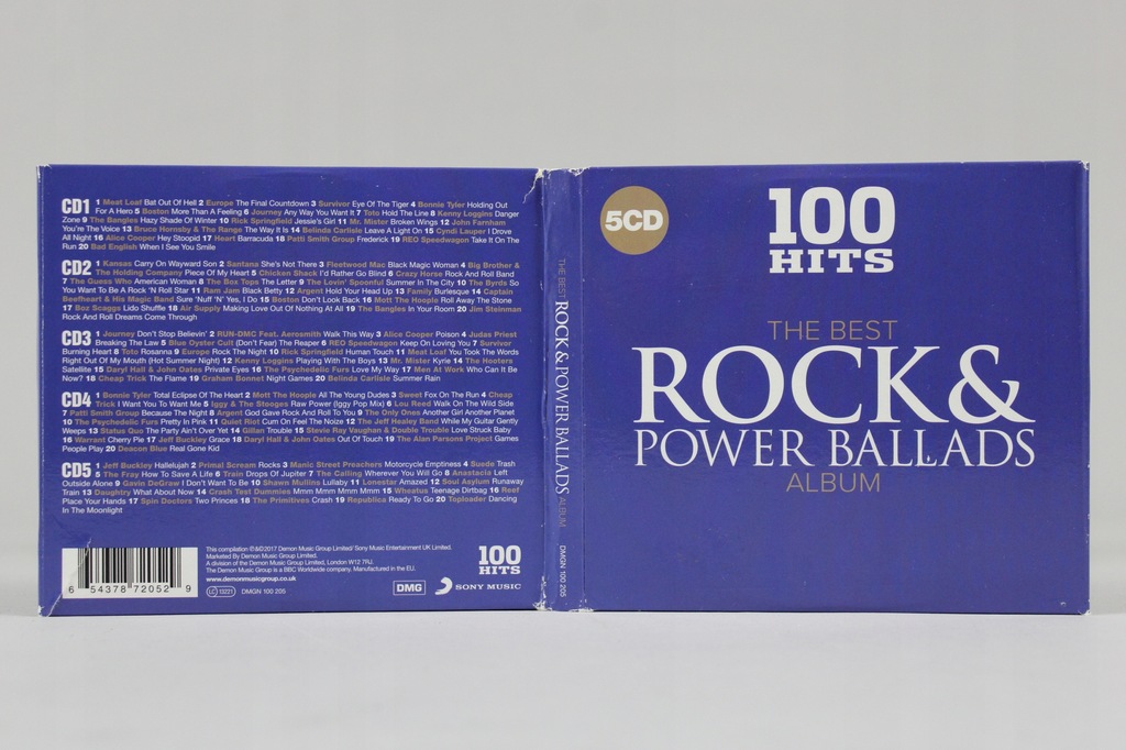 100 Hits The Best Rock & Power Ballads Album - 12705916575 - oficjalne ...