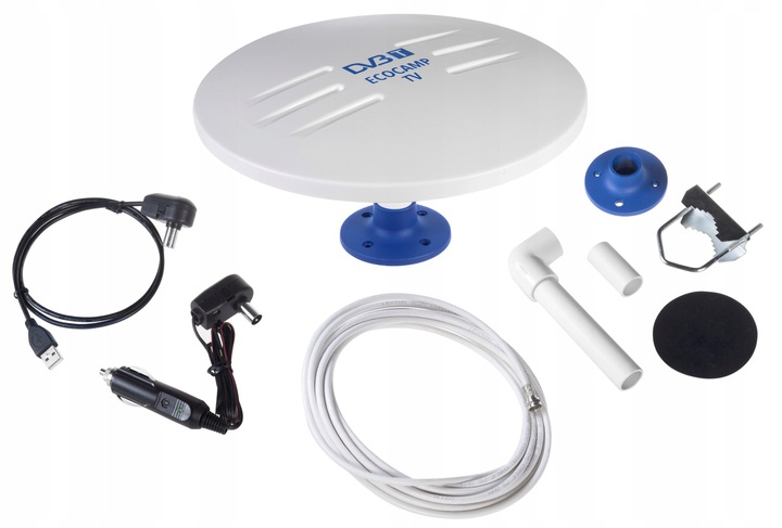 ANTENA TV DVB-T SAMOCHODOWA JACHT CAMPER TIR DOM - 8406867023 - oficjalne archiwum Allegro