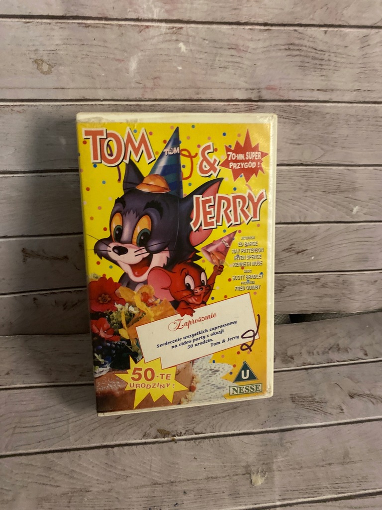 Tom i Jerry VHS - 13144855786 - oficjalne archiwum Allegro