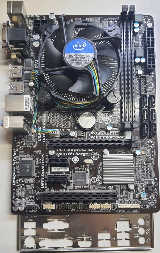 Płyta Główna GIGABYTE GA-H87M-HD3 z proc. i5-4570 - 11961220579 ...