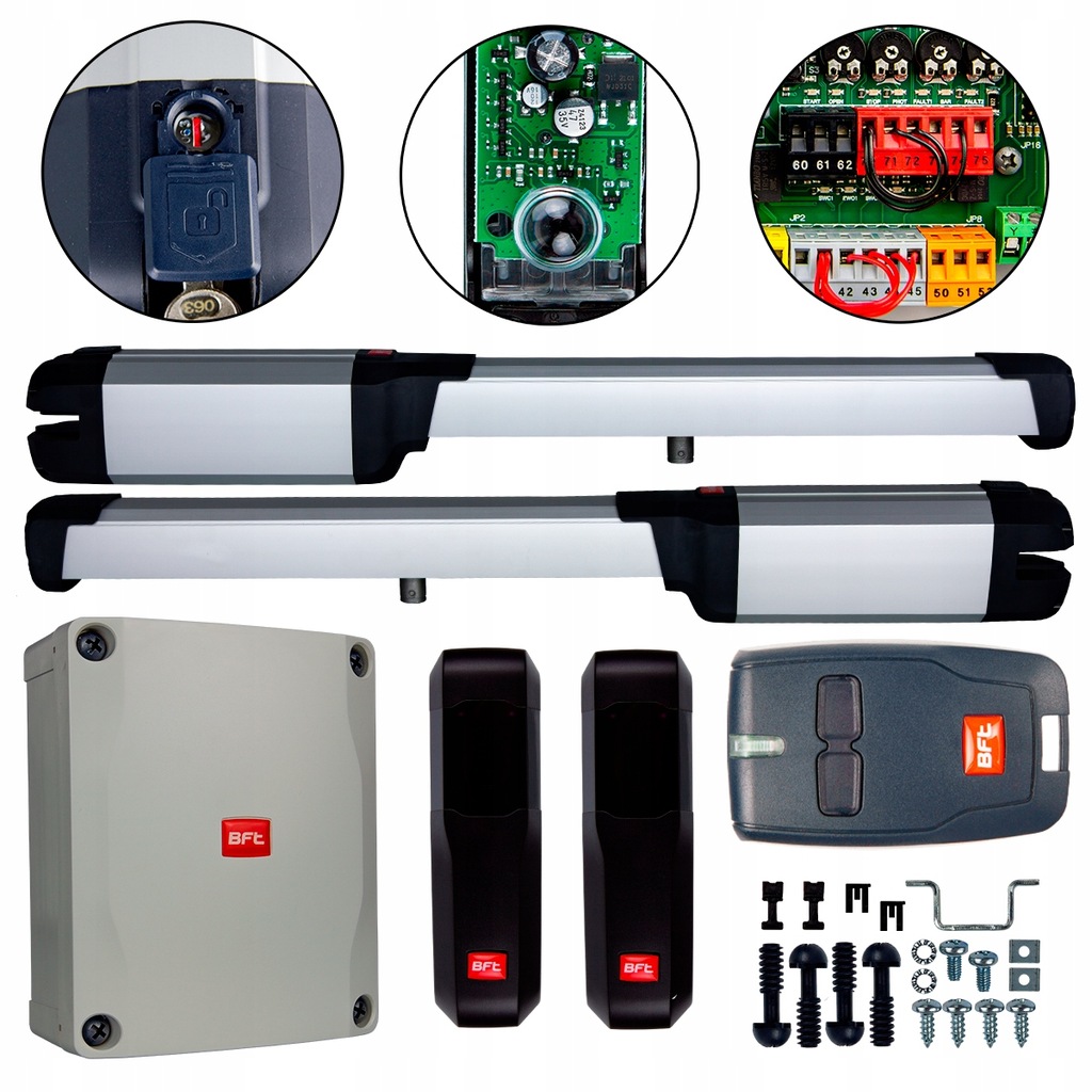 Napęd BFT PHOBOS AC A50 do 10m/1000kg 24V Zestaw - 10494112475 - oficjalne archiwum Allegro