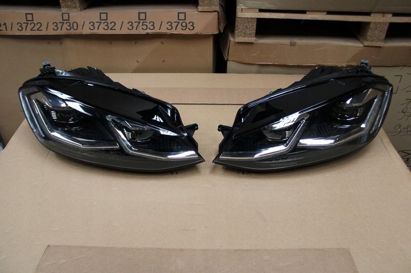 VW Golf 7 5G lift FULL LED prawy+lewy kompletny - 13403776583 ...