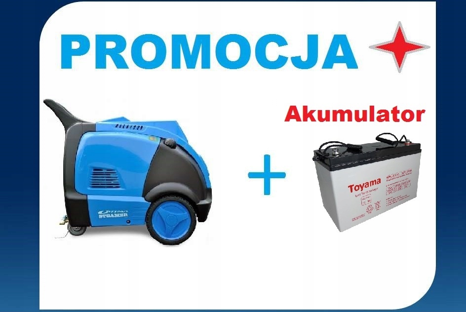 Myjnia parowa myjka Optima DMF + Akumulator !!! - 7835076630 ...