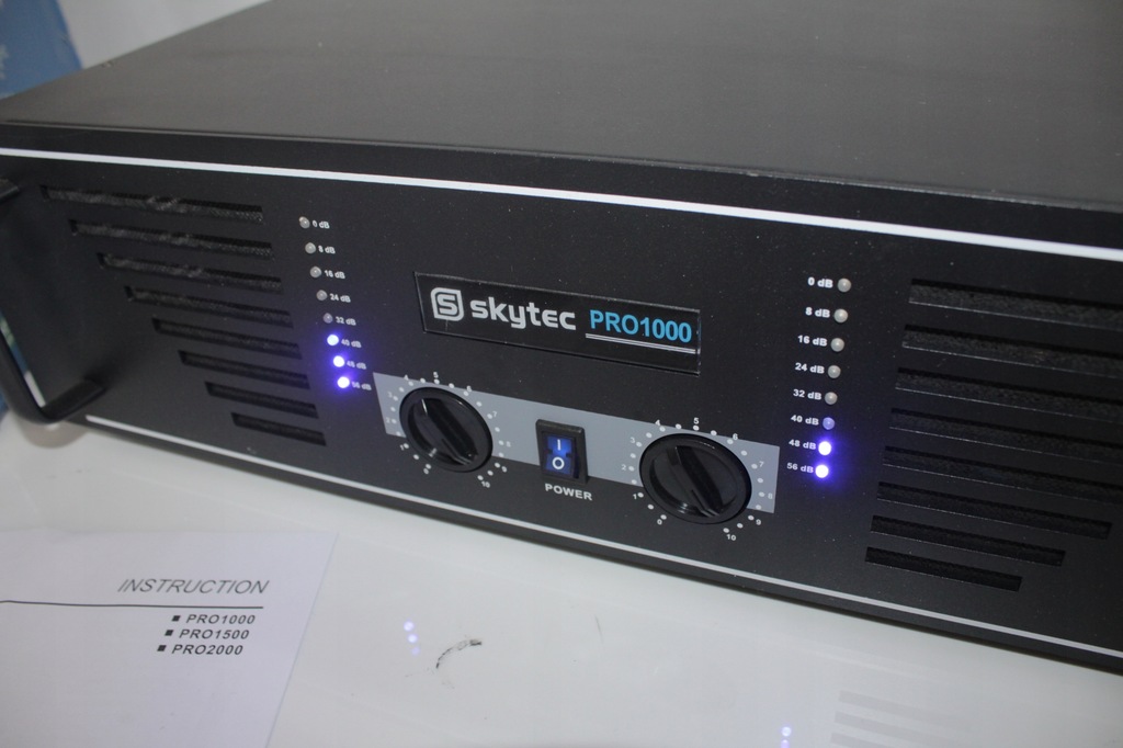 Wzmacniacz nagłośnieniowy Skytec PRO-1000 PA - 8459095720 - oficjalne ...