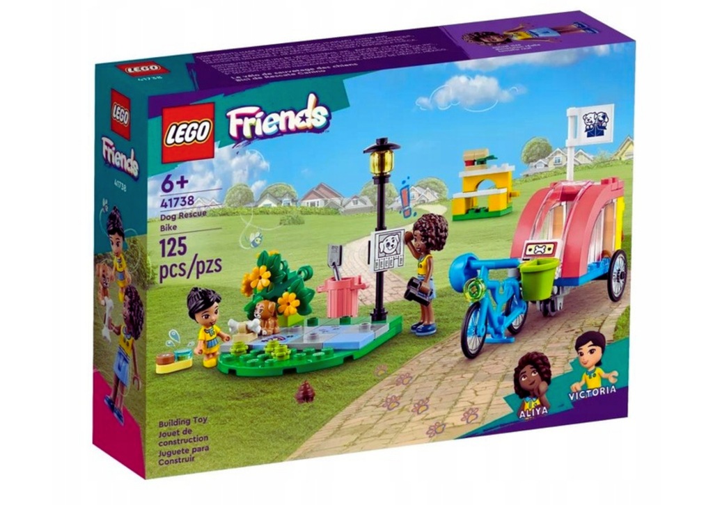 LEGO Friends - Rower z przyczepką dla psa - Zestaw - 13488667180 ...