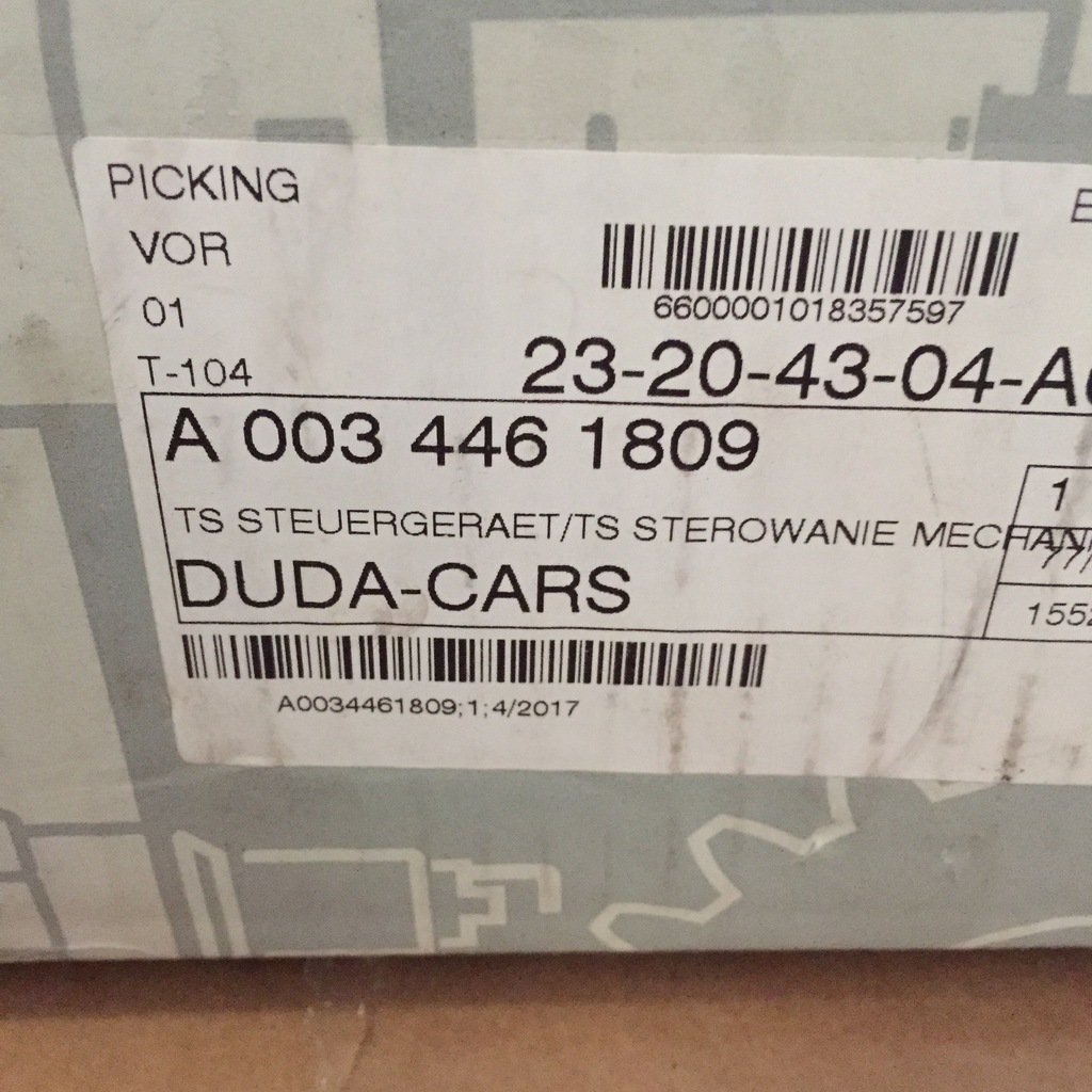 Moduł sterownik GS Actros MP3 0034461809 12-biegow - 8322022395 ...