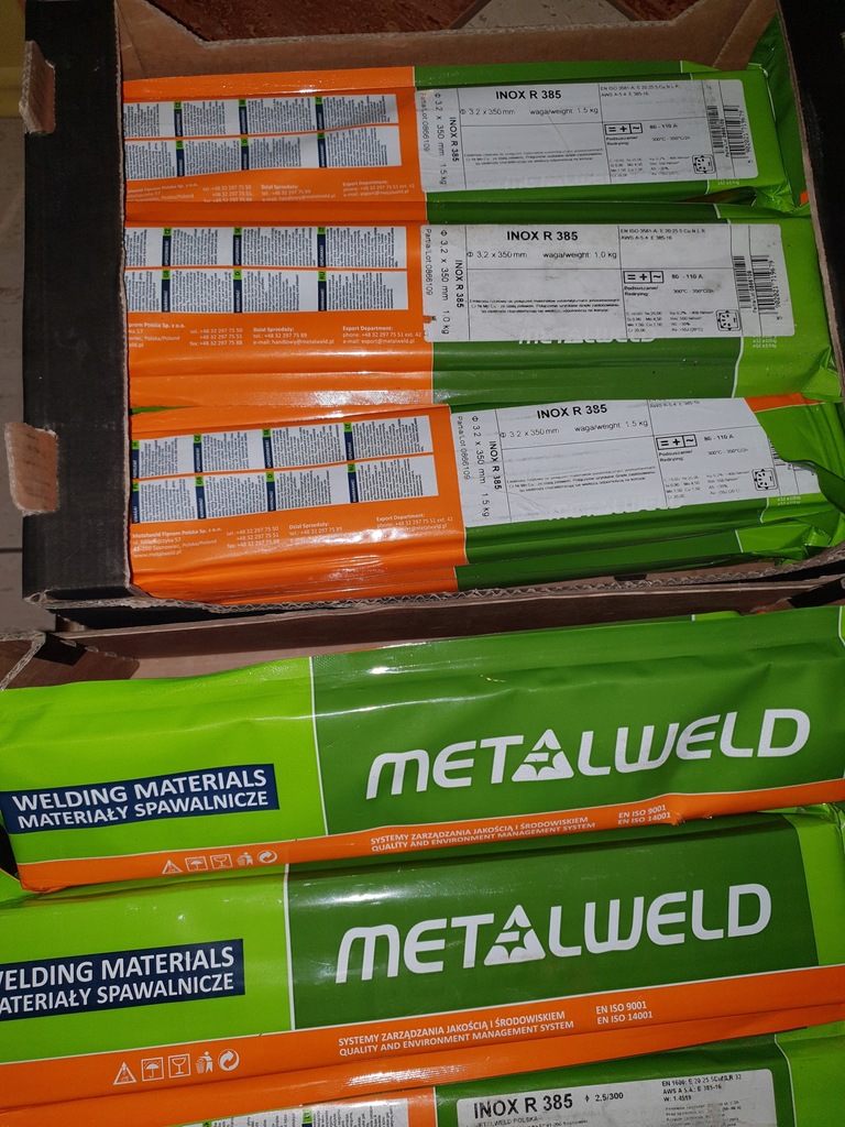 Elektrody Metalweld INOX R 385 3,2mm 1,5kg - 8564520643 - oficjalne ...
