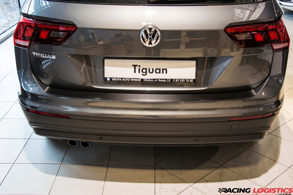 Nakładka ochronna na zderzak VW TIGUAN MK2 CARBON - 7653825683 ...