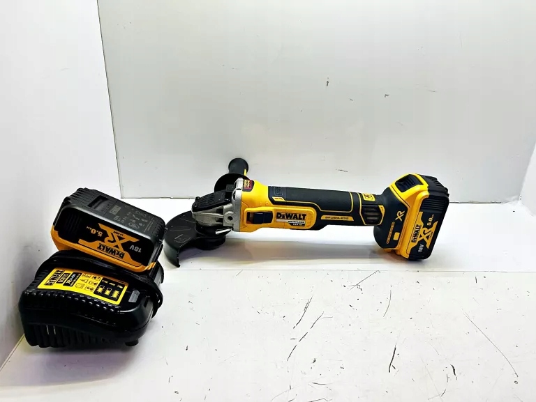 SZLIFIERKA KĄTOWA DEWALT DCG405 18V + 2XAKU+ŁAD - 14212849976 ...