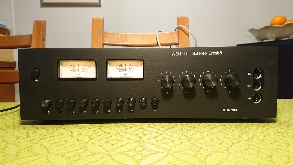 ŁADNY! WZMACNIACZ UNITRA DIORA WSH 111 WSH 110 - 11683307690 - oficjalne archiwum Allegro