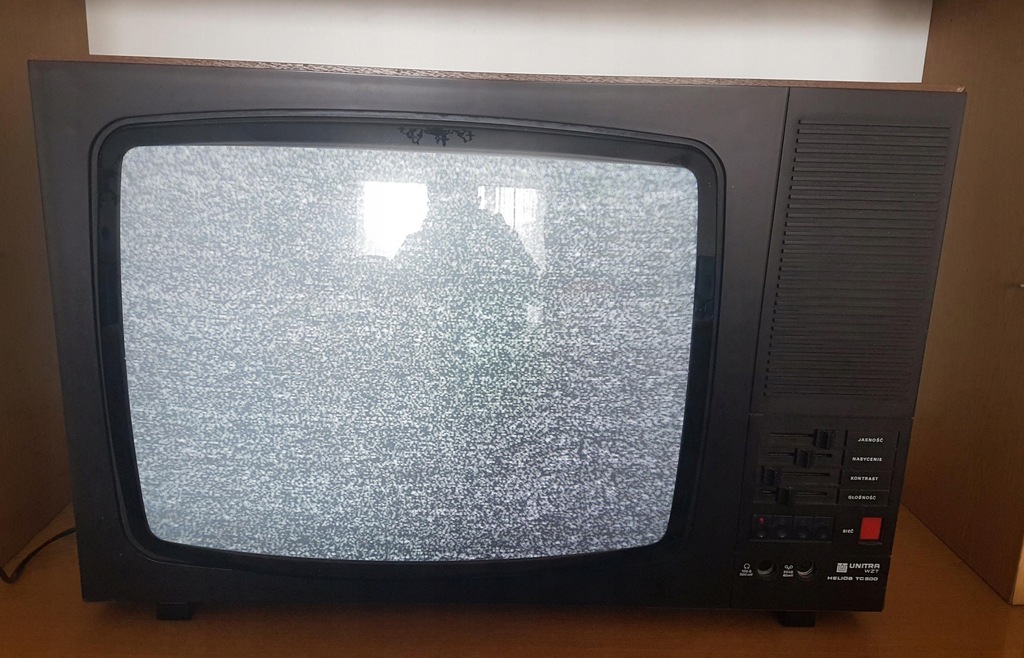 ZABYTKOWY TELEWIZOR UNITRA HELIOS TC500 22" kolor - 13519057278 ...