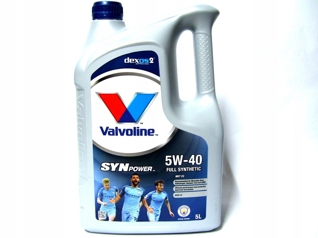 VALVOLINE SYNPOWER MST C3 5W40 505.01 dexos2 5L - 9433830456 ...
