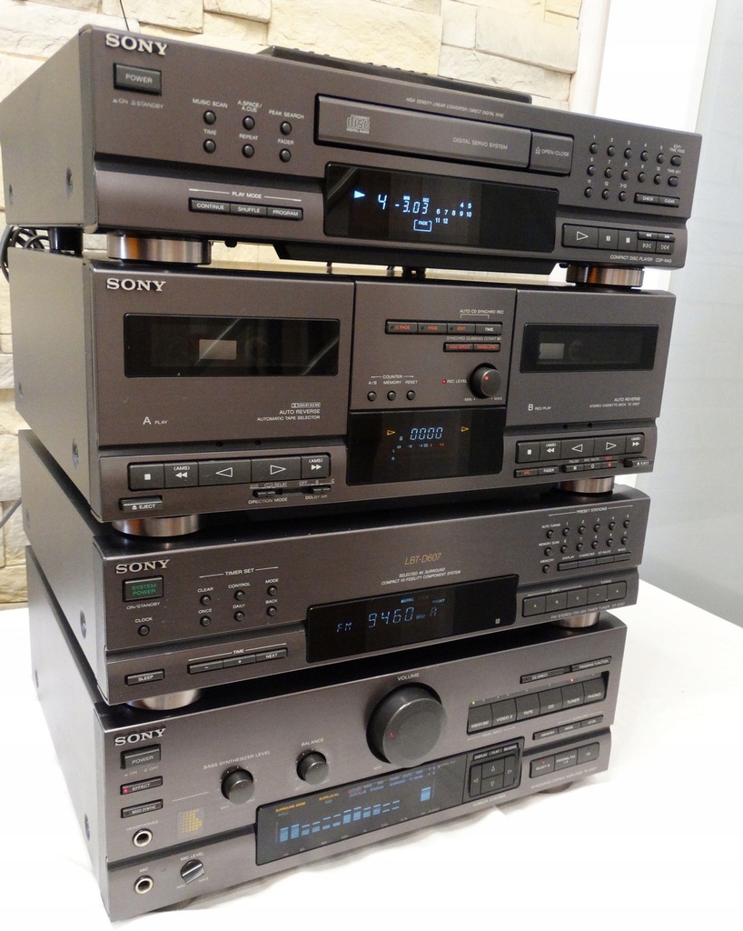 WIEŻA SONY LBT-D607+PILOT - 13479209249 - oficjalne archiwum Allegro