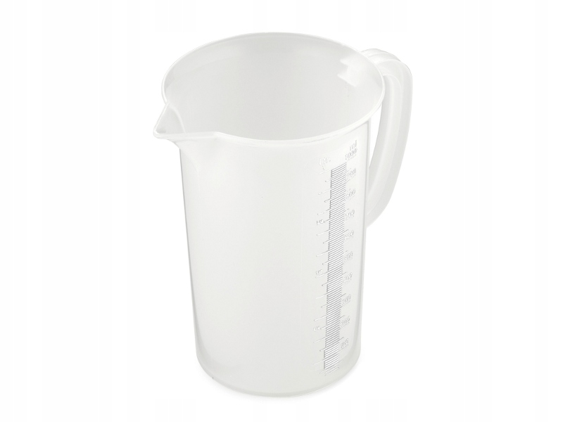 Miarka plastikowa ze skalą 1000 ml logo Polmarkus - 14208437737 ...