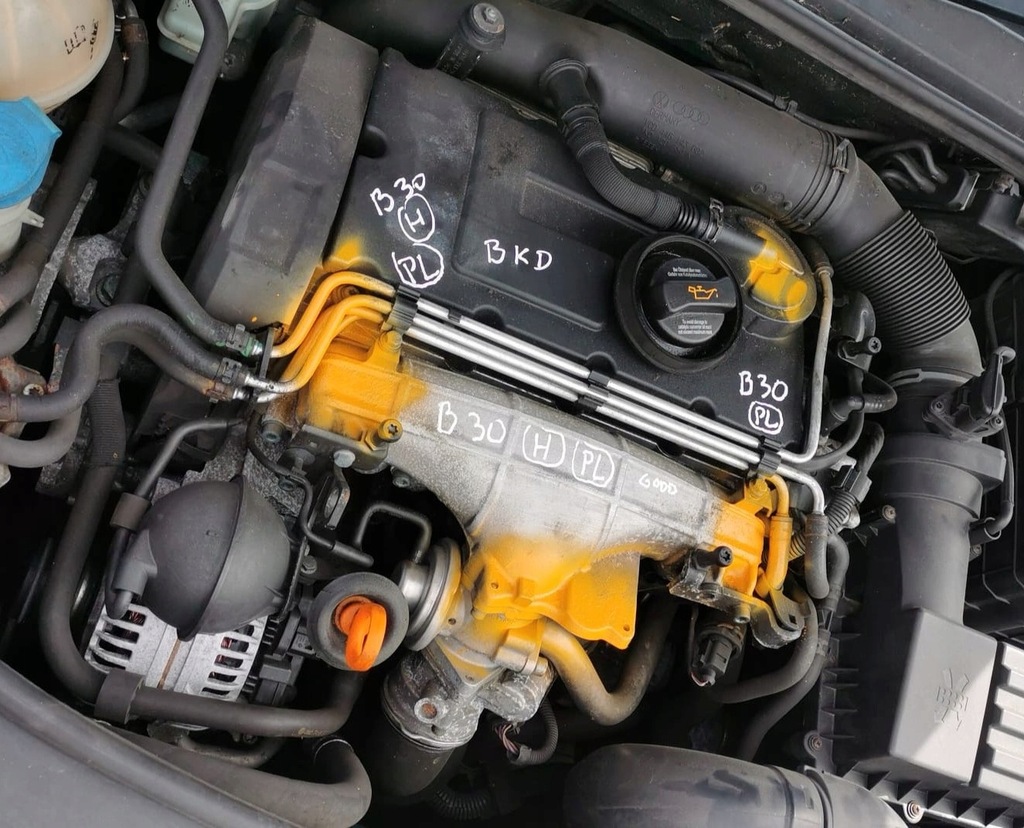 Audi VW Skoda silnik 2.0 BKD 140K kompletny film - 13015043055 ...